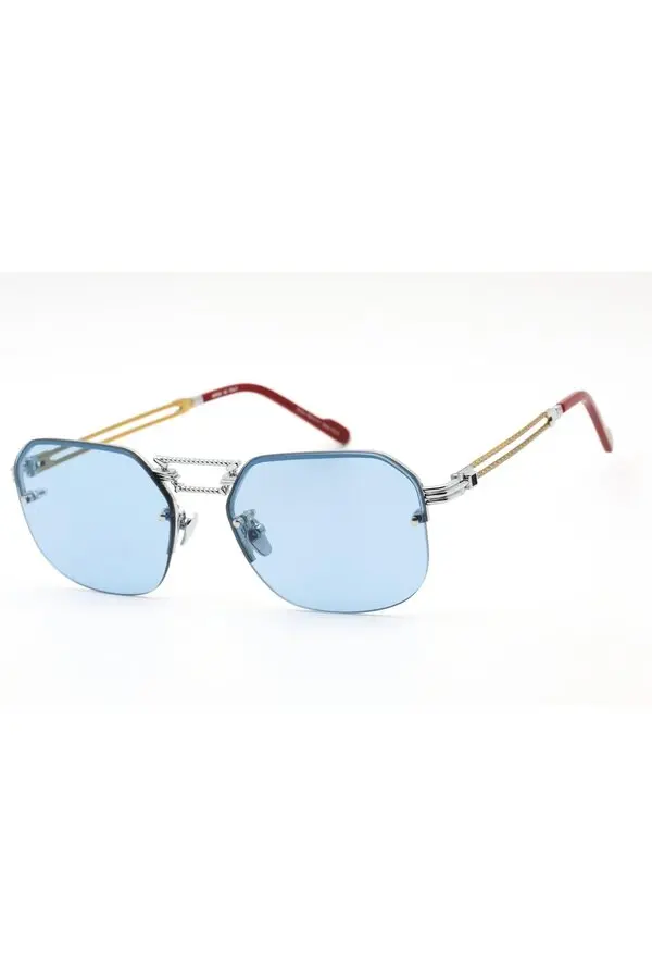 PORTA ROMANA Slim Oval Sunglasses 58mm