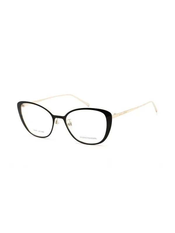 Marc Jacobs Black And Gold Cat Eye Eyeglasses - 02m2 00