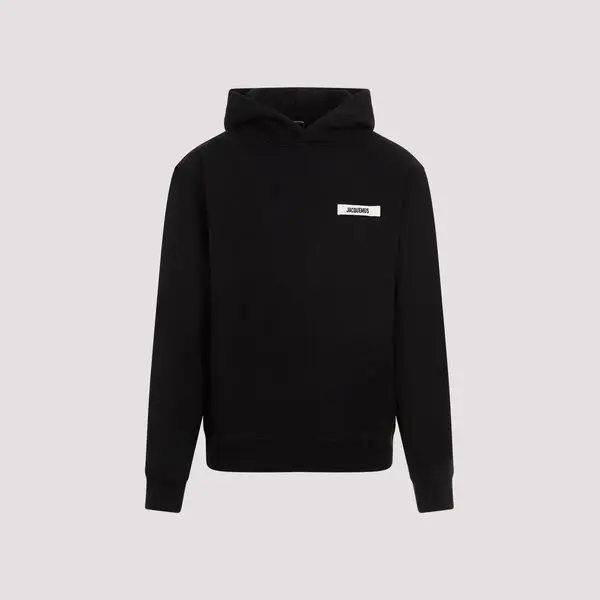 Jacquemus Le Hoodie Gros Grain - Black