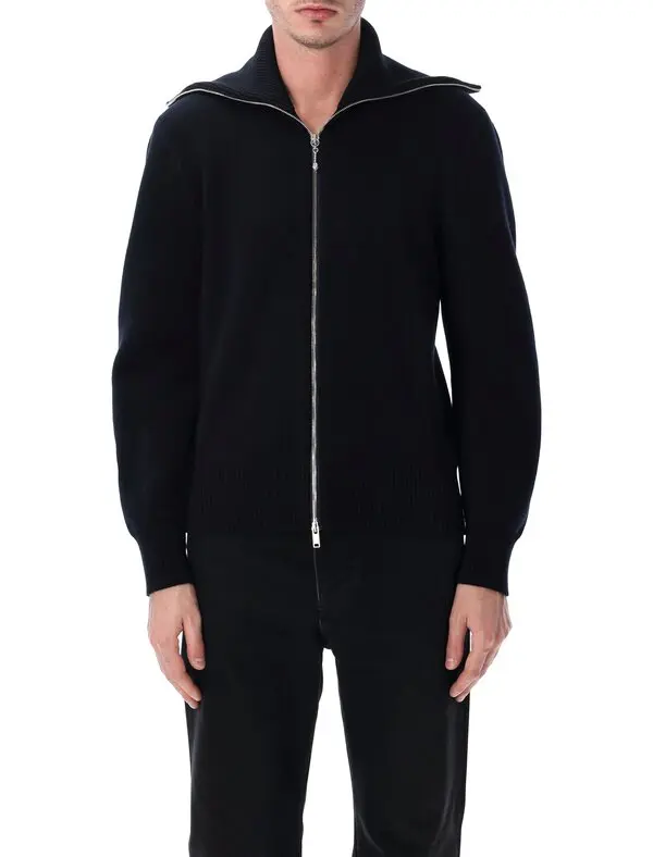 Bottega Veneta Full Zip Cardigan - Mid Blue