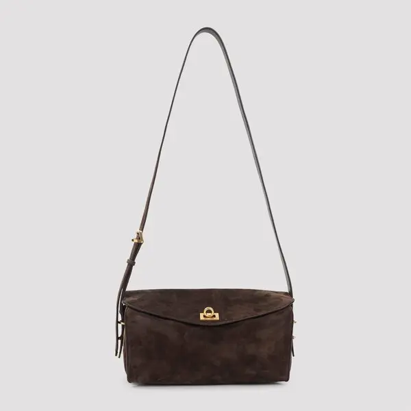 Balenciaga Medium Le 7 Shoulder Handbag - Brown