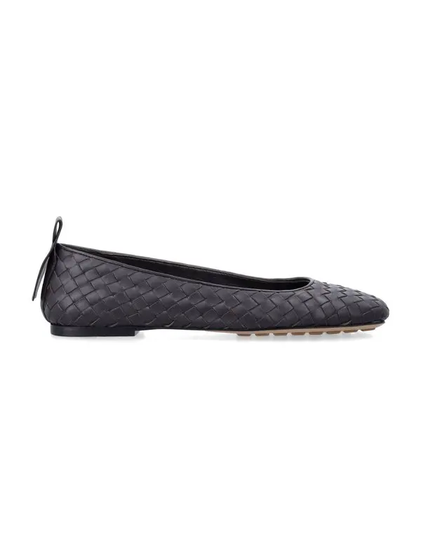 Bottega Veneta The Charlotte Ballerinas Flat Shoes - Brown