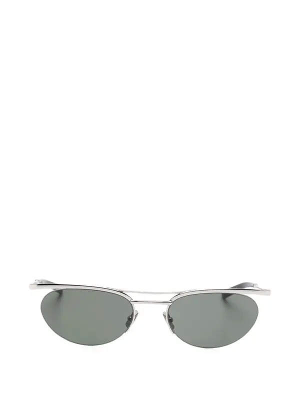 Saint Laurent Stylish Sunglasses With Metal Temples 100% Uva/uvb Protection