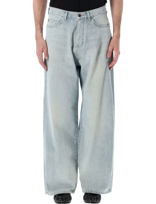 Balenciaga Classic Cotton Jeans - Blue