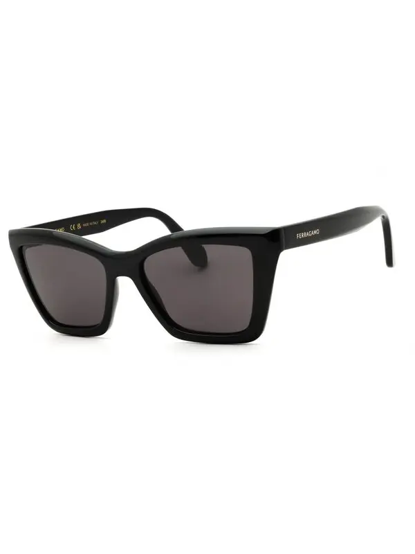 FERRAGAMO Cat Eye Sunglasses - Transparent Rust/brown