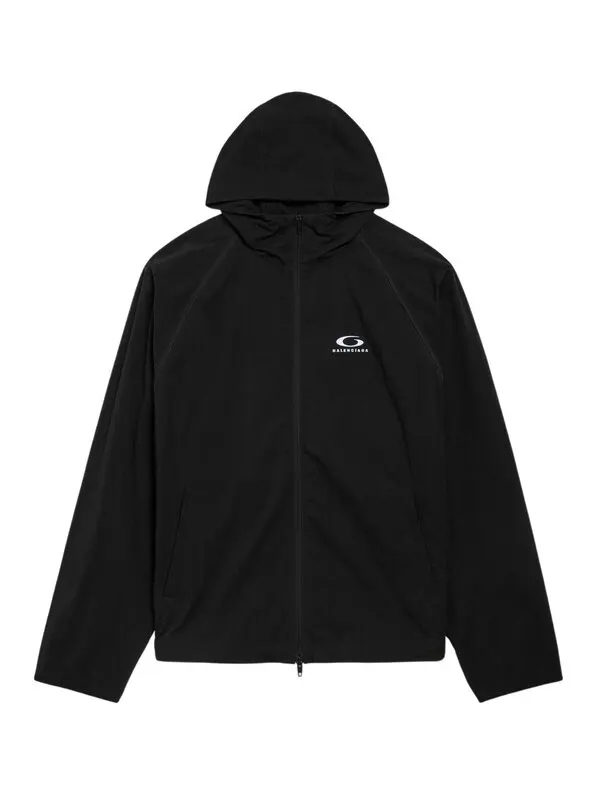Balenciaga Hooded Technical Zip Jacket