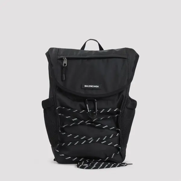 Balenciaga Nylon Backpack - Black