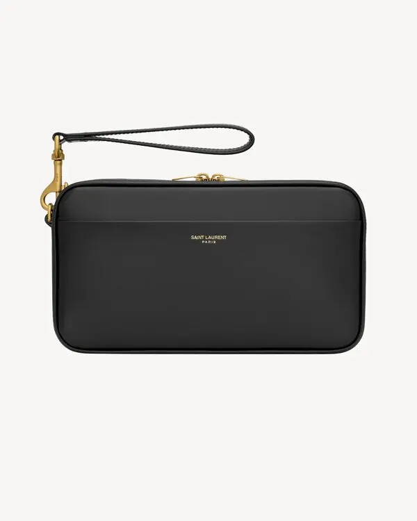 Saint Laurent Mini Travel Pouch - Black