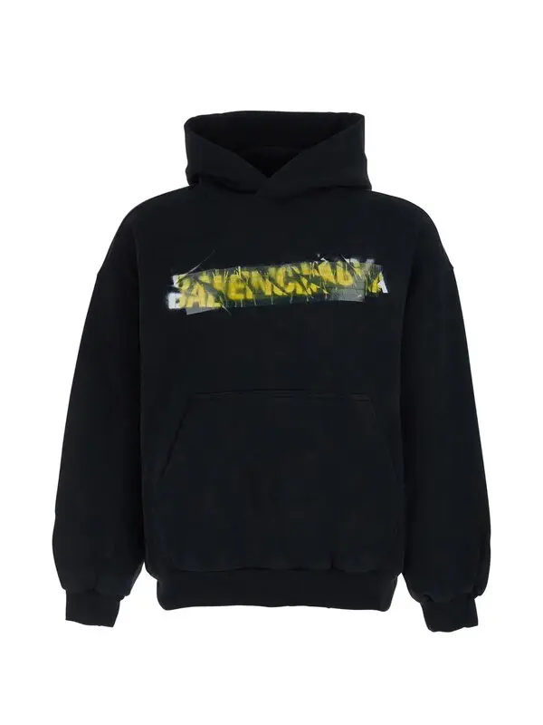 Balenciaga Messy Spray Medium Fit Hoodie
