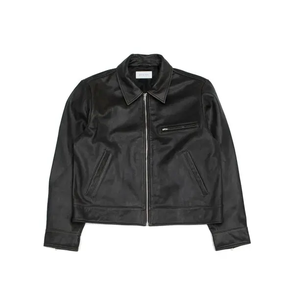 BERNER KUHL Lightweight Leather Zip-up Jacket - 009