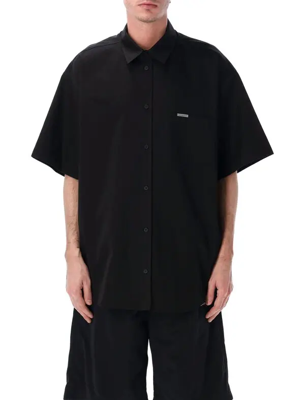 Balenciaga S/s Workwear Shirt Size - Black