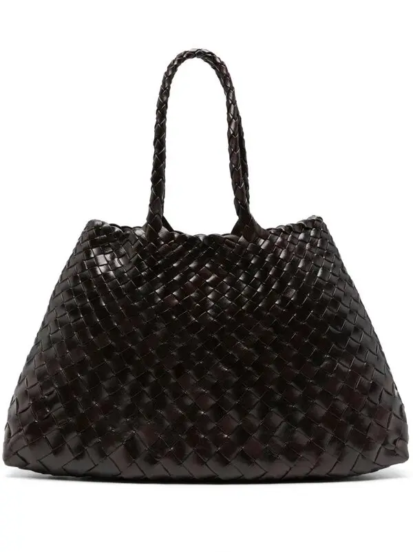 Dragon Diffusion Woven Leather Tote Bag