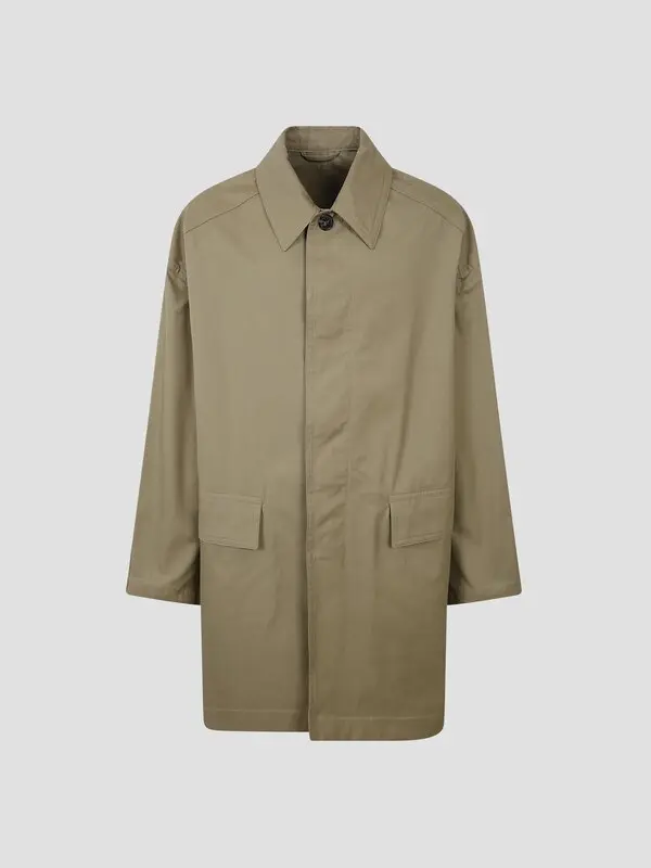 Dries Van Noten Khaki Cotton Blend Jacket