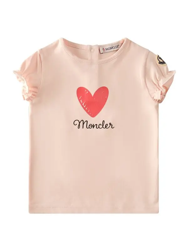Moncler Mini T-shirt With Heart Logo