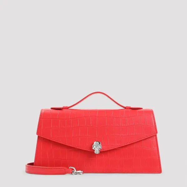Alexander McQueen Skull Mini Top Handle Bag - Red