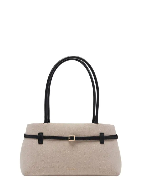 Manu Atelier Mini Calf Leather Tote Bag