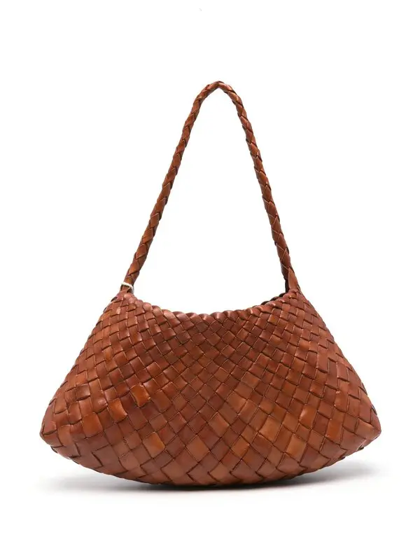 Dragon Diffusion Mini Handcrafted Leather Bag 17cm X 32cm - Brown
