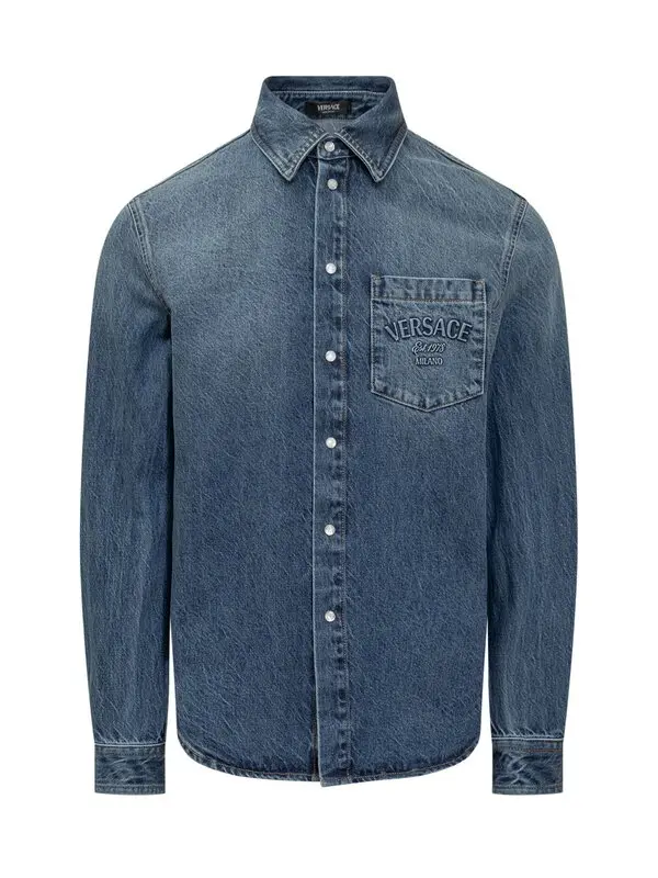 Versace Stylish Jacket - Medium Blue