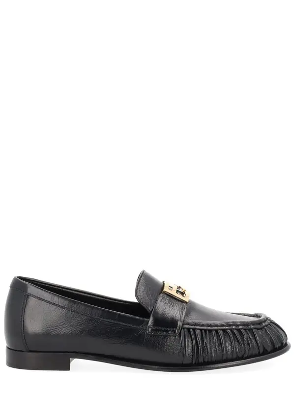 Fendi Elegant Leather Loafers