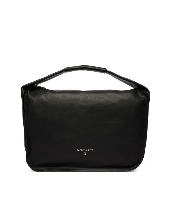 Patrizia Pepe Leather Mini Bag - Nero