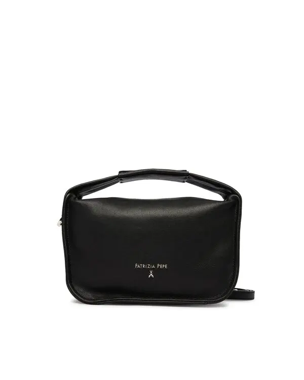 Patrizia Pepe Leather Mini Bag - Nero