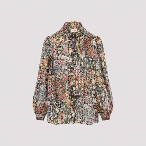 Valentino Garavani Floral Print Silk Shirt - Multicolour