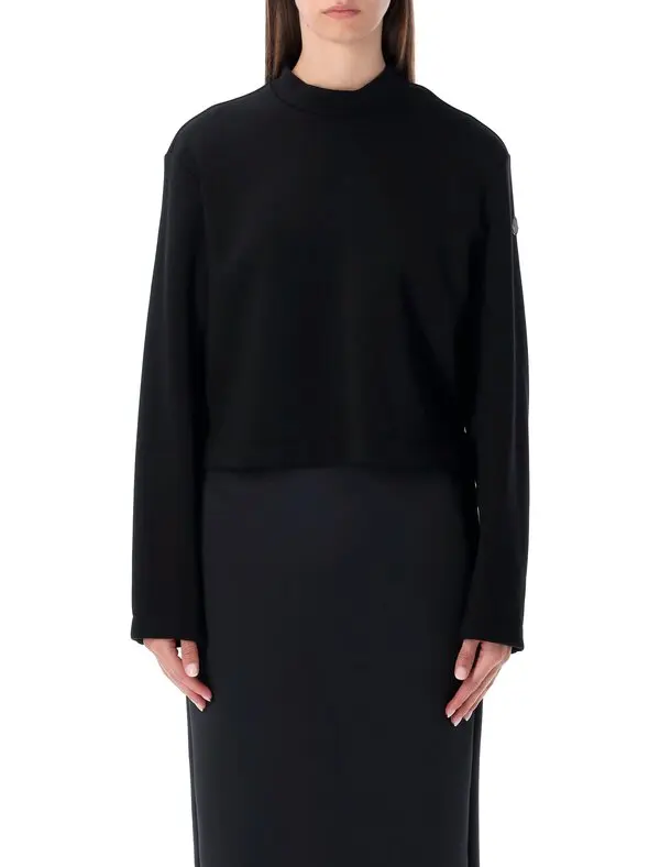 MONCLER X EDWARD ENNINFUL Neoprene Crew Neck Sweatshirt