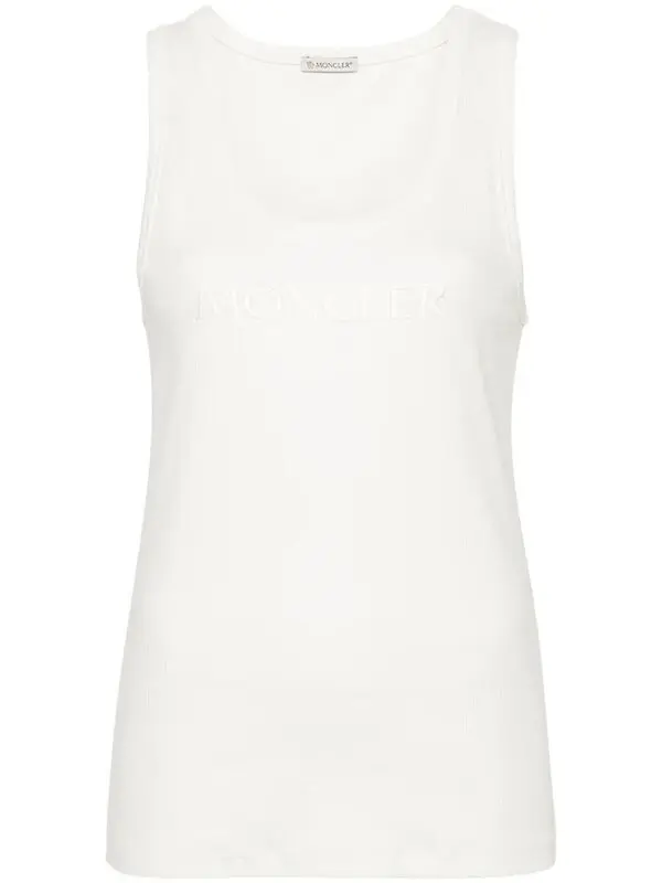 Moncler Slim Fit Logo Tank Top