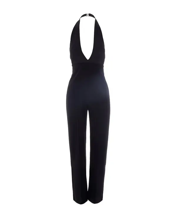 Patrizia Pepe Halter Neck Jumpsuit - Nero