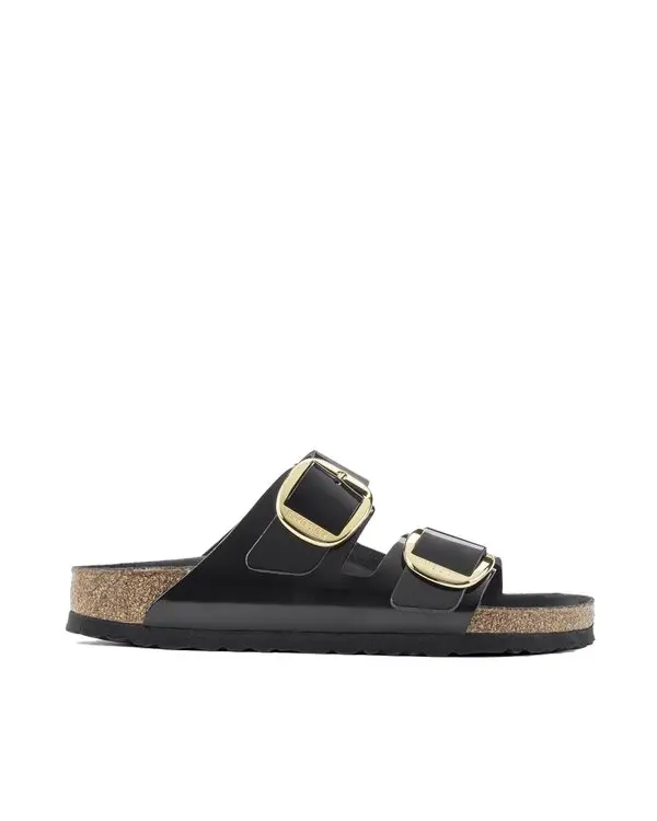 BIRKENSTOCK Classic Comfort Sandals With Buckle Detail - Black
