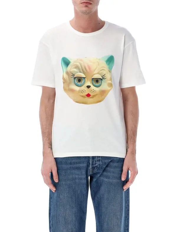 Valentino Garavani Graphic Cotton Crewneck T-shirt - Ivory