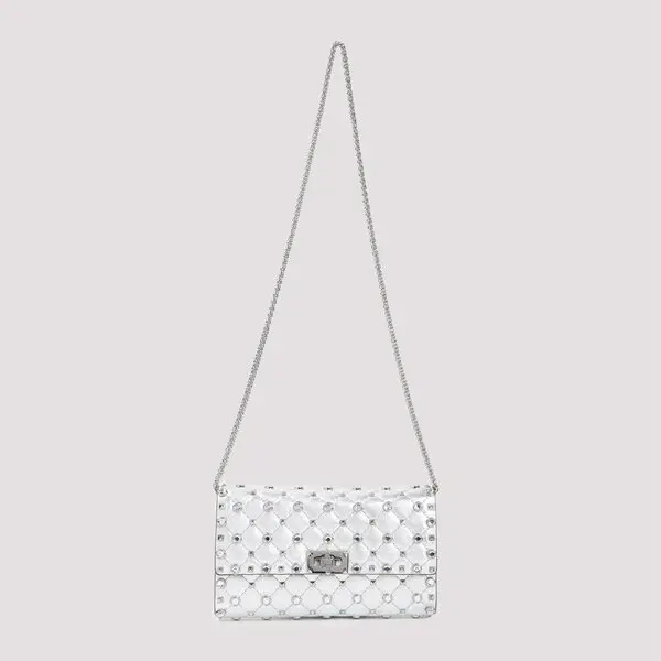 Valentino Garavani Mini Shoulder Handbag With Studded Details