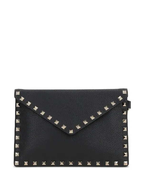 Valentino Garavani Medium Pouch Handbag With Rockstud Detail