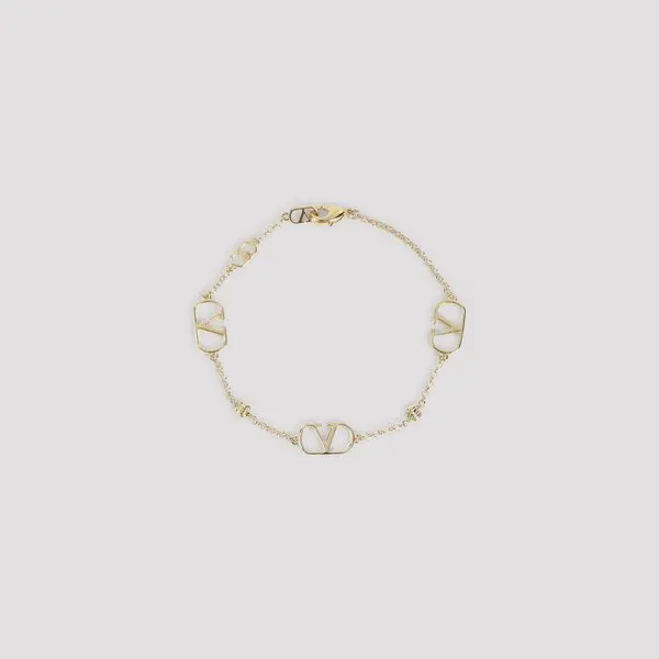 Valentino Garavani Vlogo Signature Bracelet - Metallic