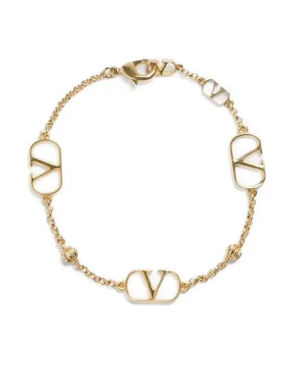 Valentino Garavani Elegant Vlogo Mini Bracelet For