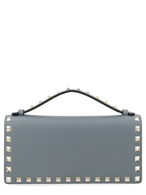 Valentino Garavani Leather Mini Wallet For - Grey