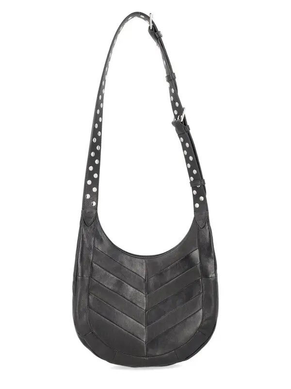 Valentino Garavani Studded Leather Hobo Shoulder Bag
