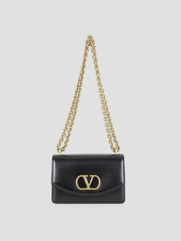 Valentino Garavani Mini Rockstud Shoulder Bag - Black