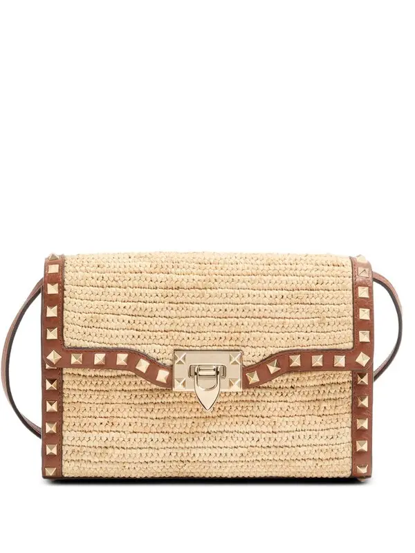 Valentino Garavani Mini Rockstud Shoulder Bag - Natuseller