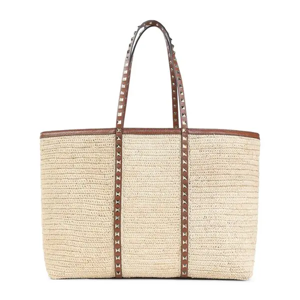 Valentino Garavani Rockstud Mini Tote Handbag - Natuseller