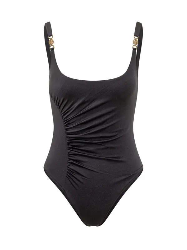 Versace Ruched One-piece Swimsuit