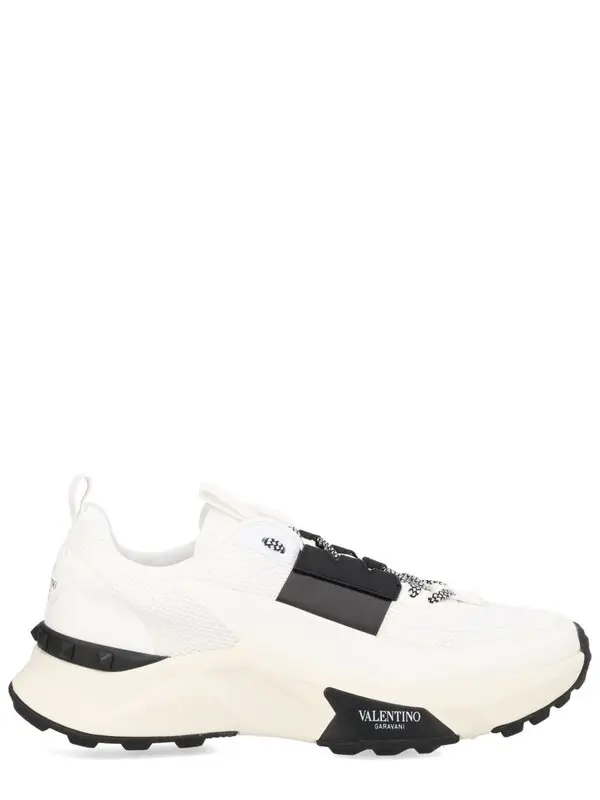 Valentino Garavani Low-top Sneakers With Chunky Sole - White