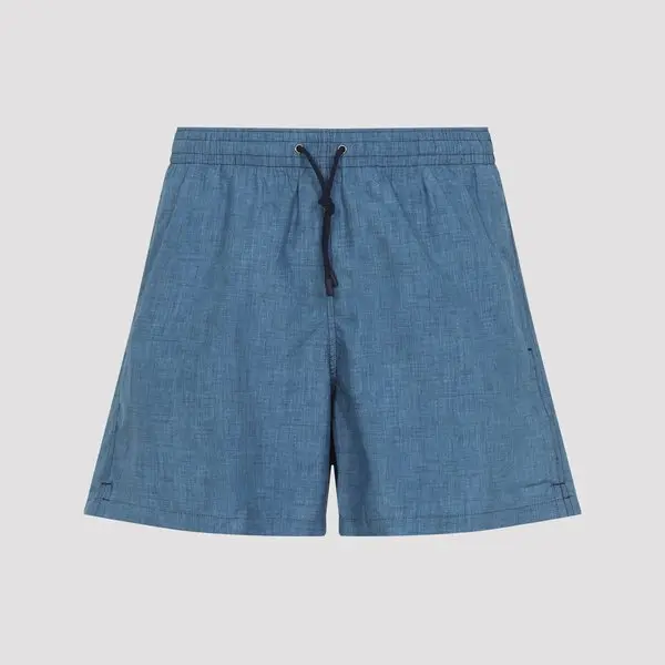 Canali Drawstring Swim Shorts - Blue