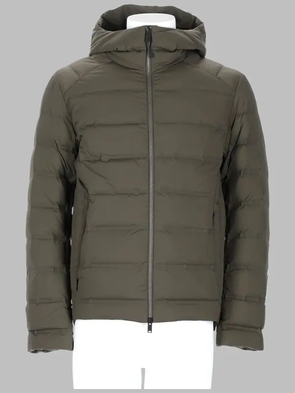 MONOBI Zip-up Insulated Jacket With Hood