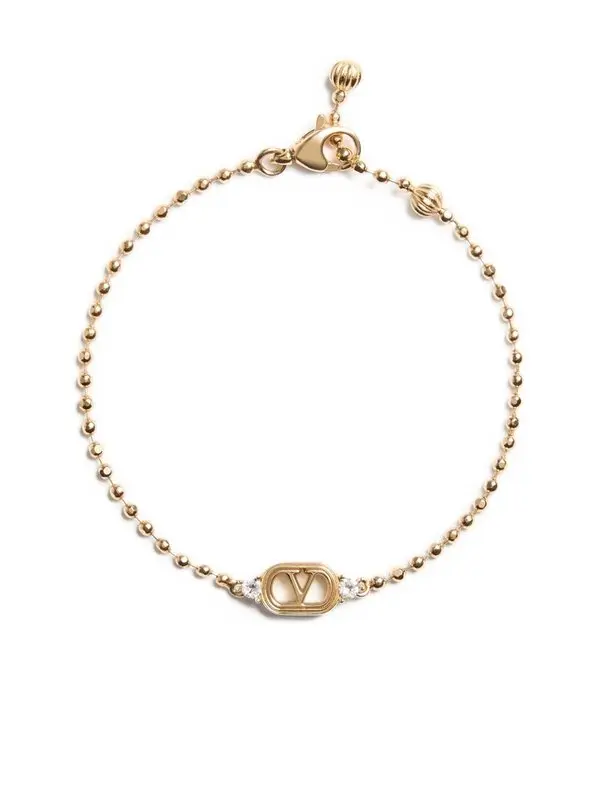 Valentino Garavani Gold-tone Bracelet With Swarovski Crystals - Oro