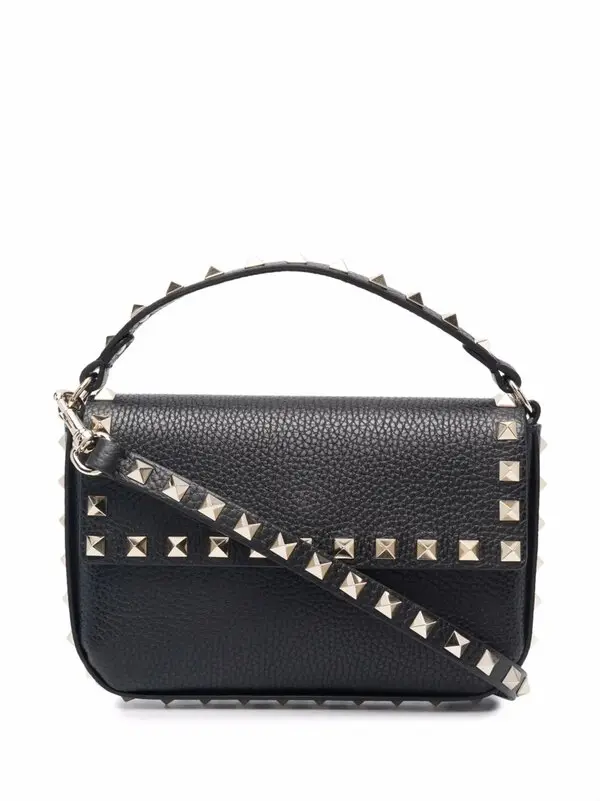 Valentino Garavani Mini Bag With Antique Brass Hardware - Nero