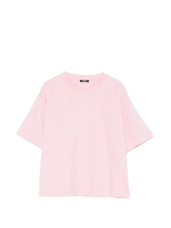 Versace Medusa Motif Short Sleeve T-shirt - Pink
