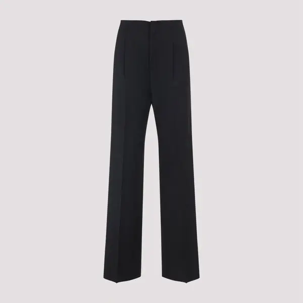 Alberta Ferretti Tropical Wool-blend Tailored Pants