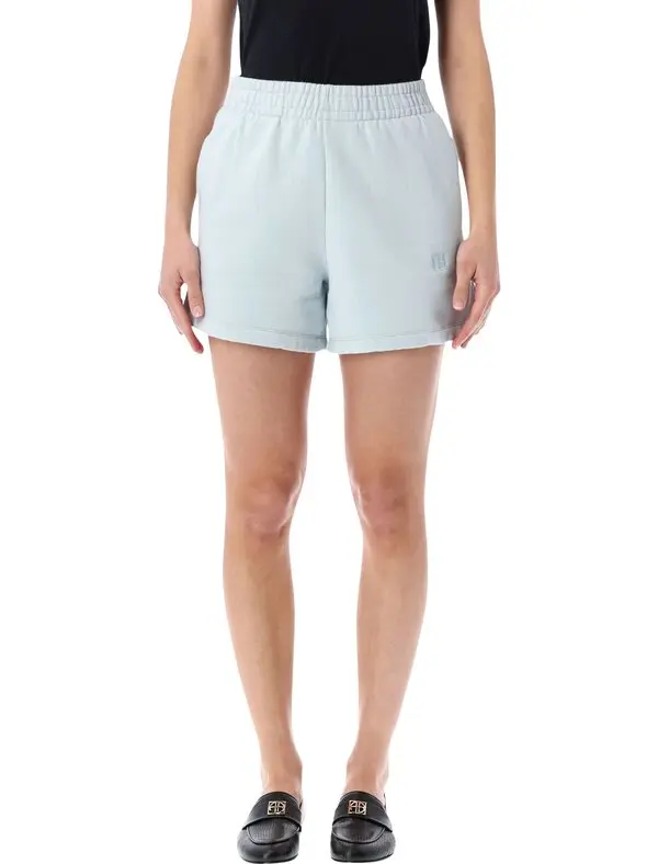 ANINE BING Refined Comfort Mini Sweat Shorts - Blue