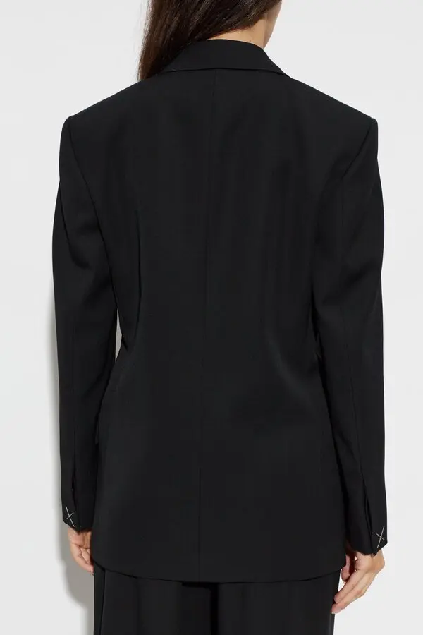 Bottega Veneta Wool Blazer With Notch Lapels